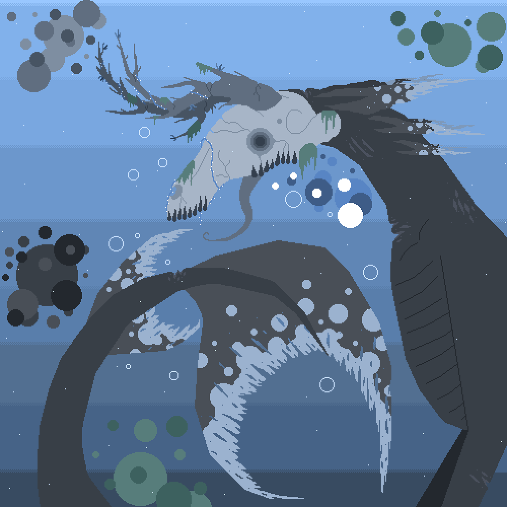 Pixilart - The Oceanic Reaper by EmeraldSerpent