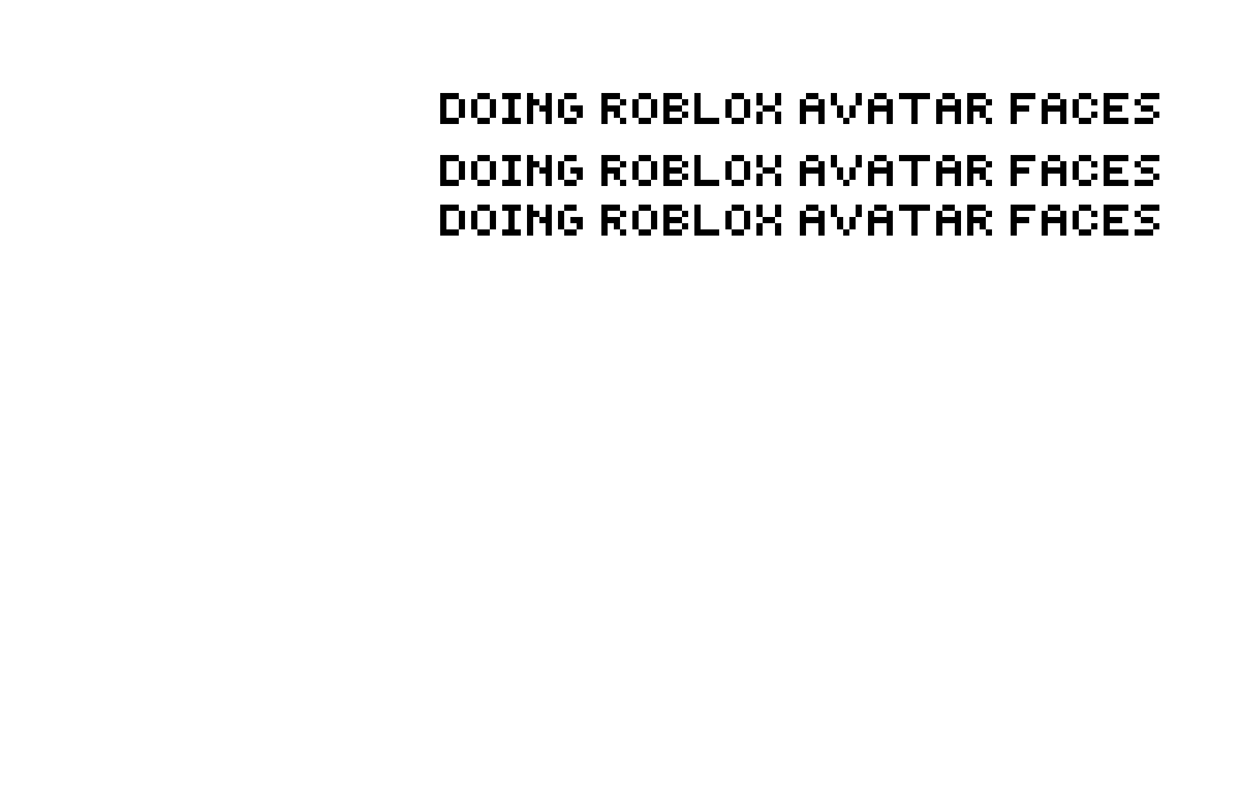 Pixilart - Roblox Faces by Fpro-Draws