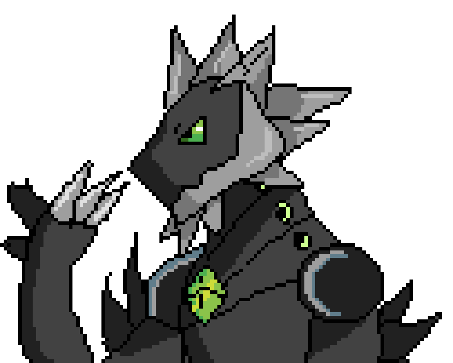 Pixilart - Obsidrugon by RonaldC