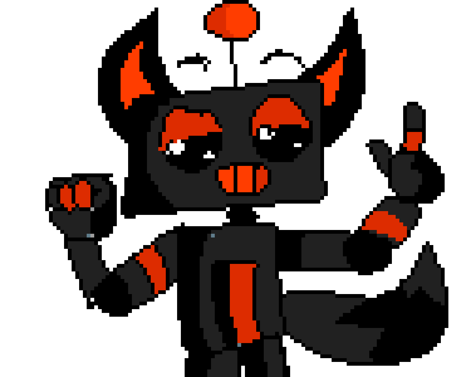 Pixilart - Inverted Robot Furry by OriginalShadowy