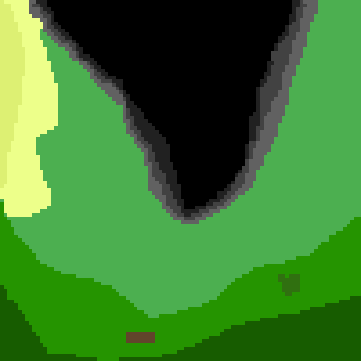 Pixilart - Minecraft Ravine Updated by ZeynoWolf