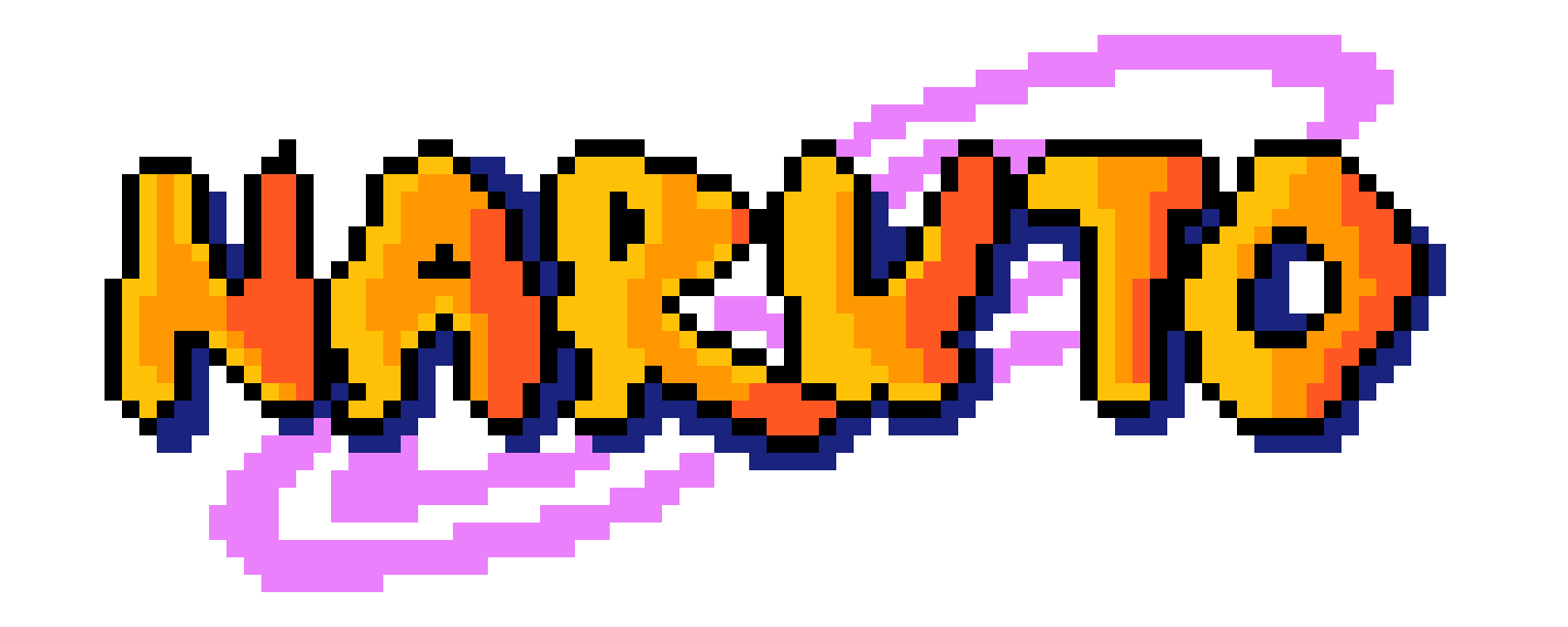 Pixilart - Naruto Title Card by MinerisBack