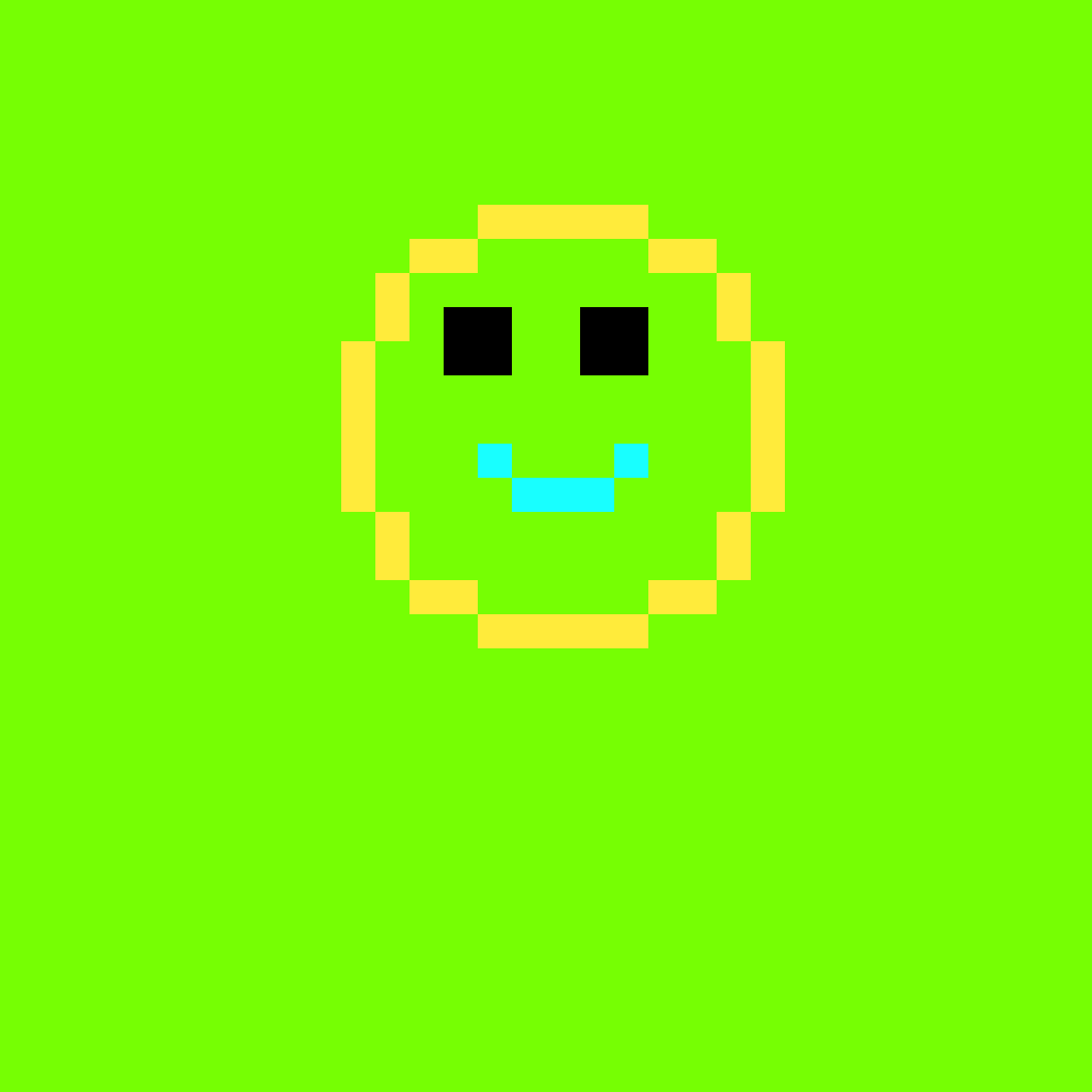 Editing Green smile - Free online pixel art drawing tool - Pixilart
