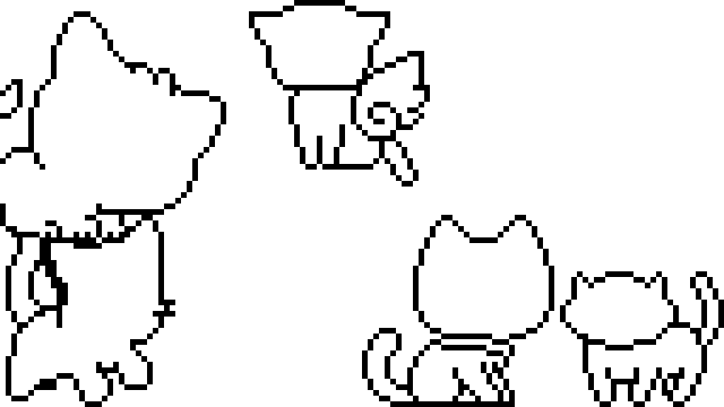 Pixilart - Cats colab by kiwicatmustkill