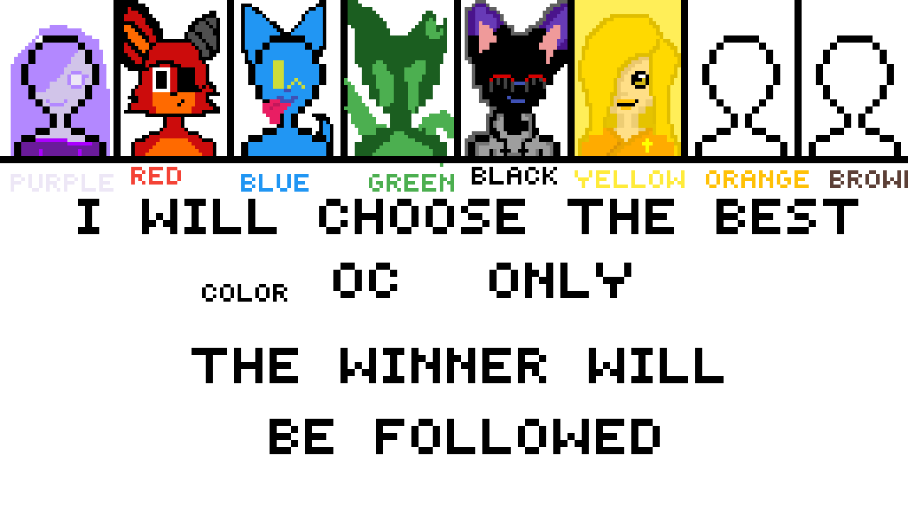 Editing Yellow OC - Free online pixel art drawing tool - Pixilart