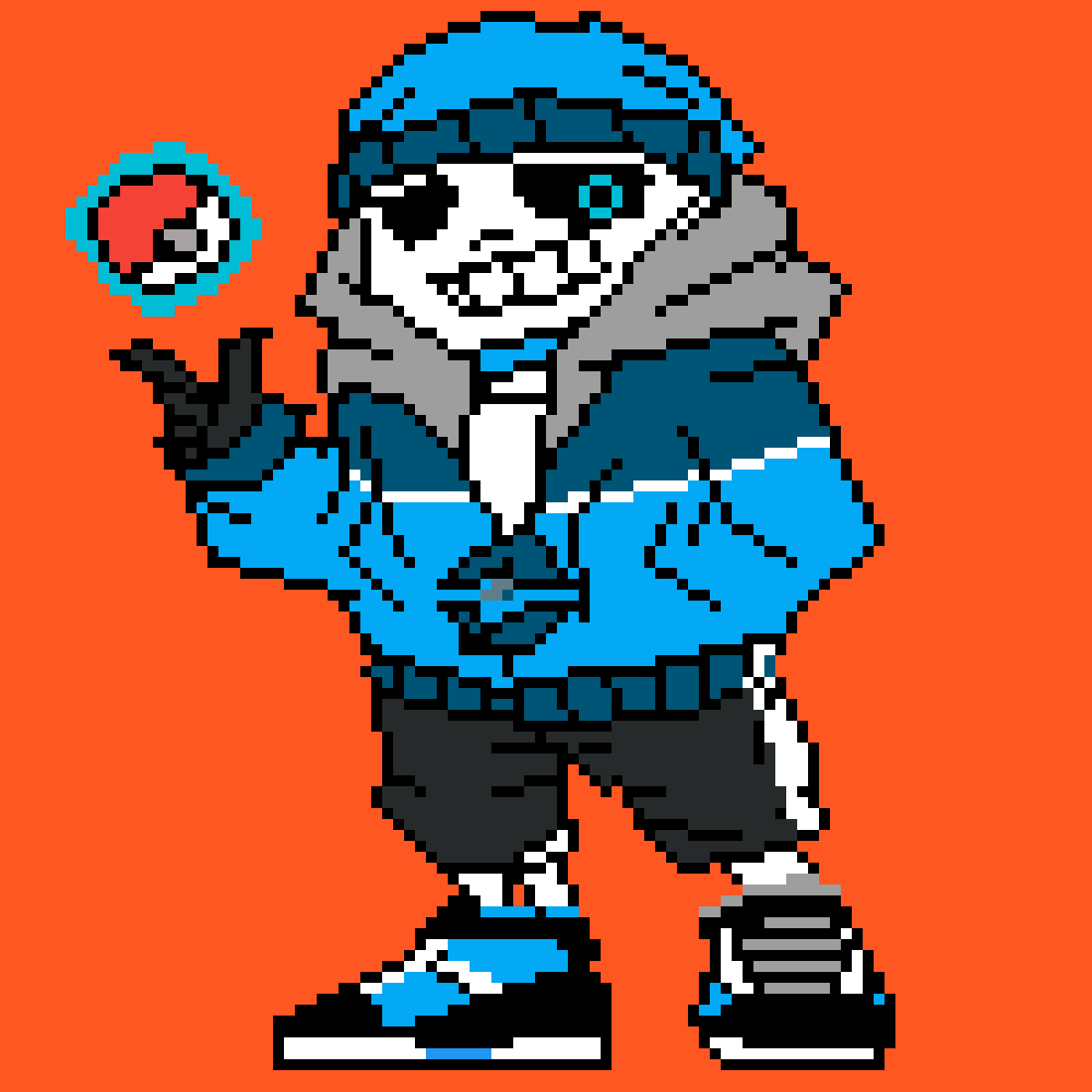 Pixilart - Poketale Sans by Ash-Greninja