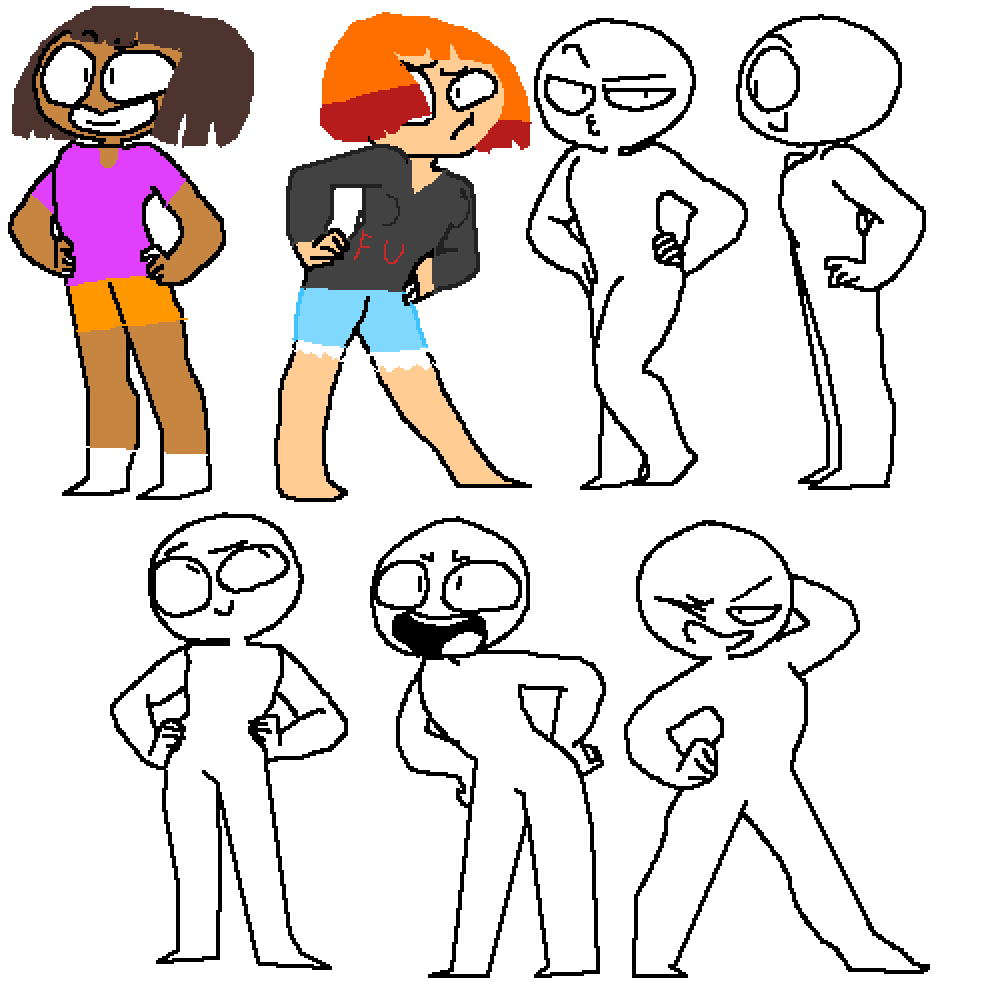 Editing Dora the explorer - Free online pixel art drawing tool - Pixilart