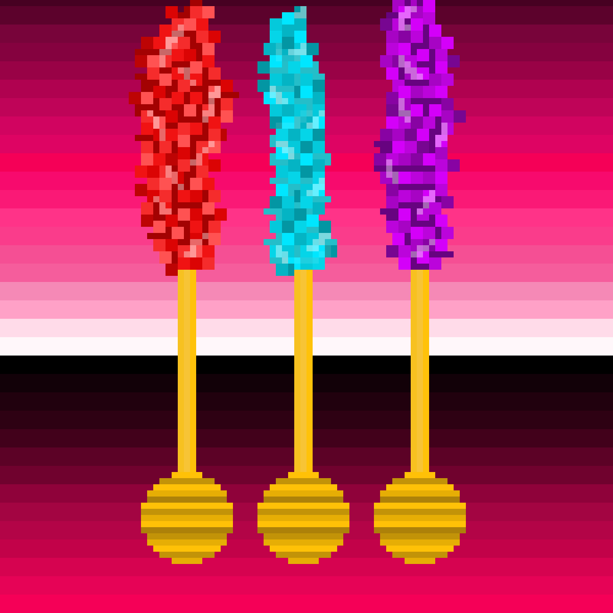 Pixilart - Rock Candies by Blackwolflele