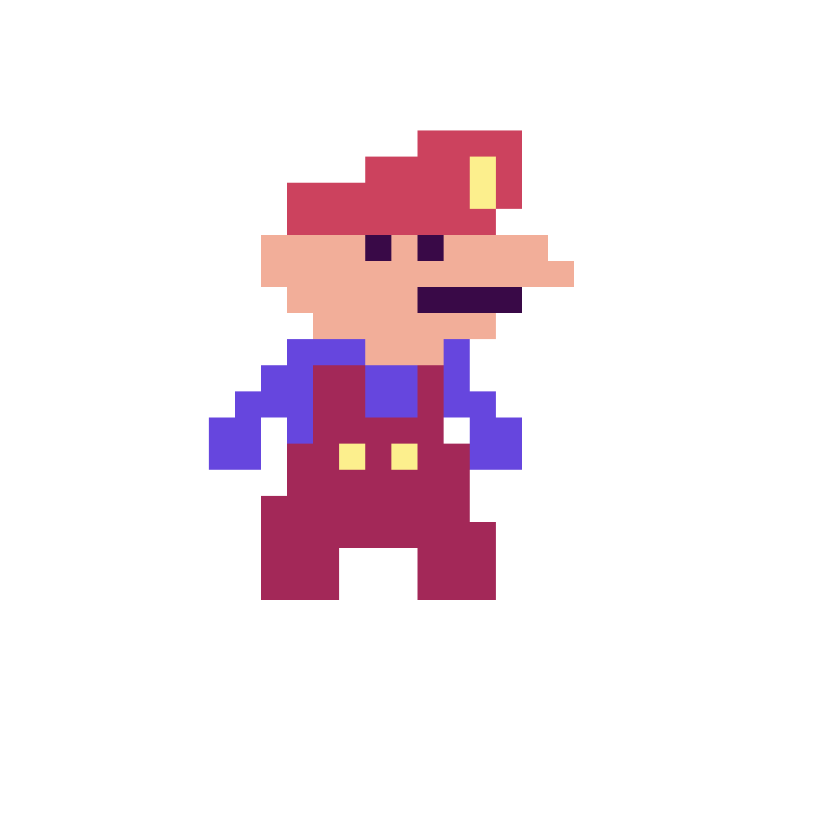 Pixilart - how to draw plumber man by s100tyz