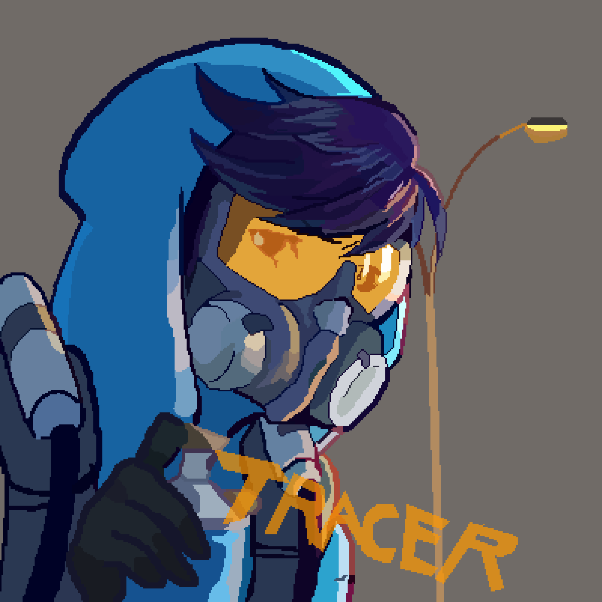 Pixilart - Tracer Fanart by loco2902