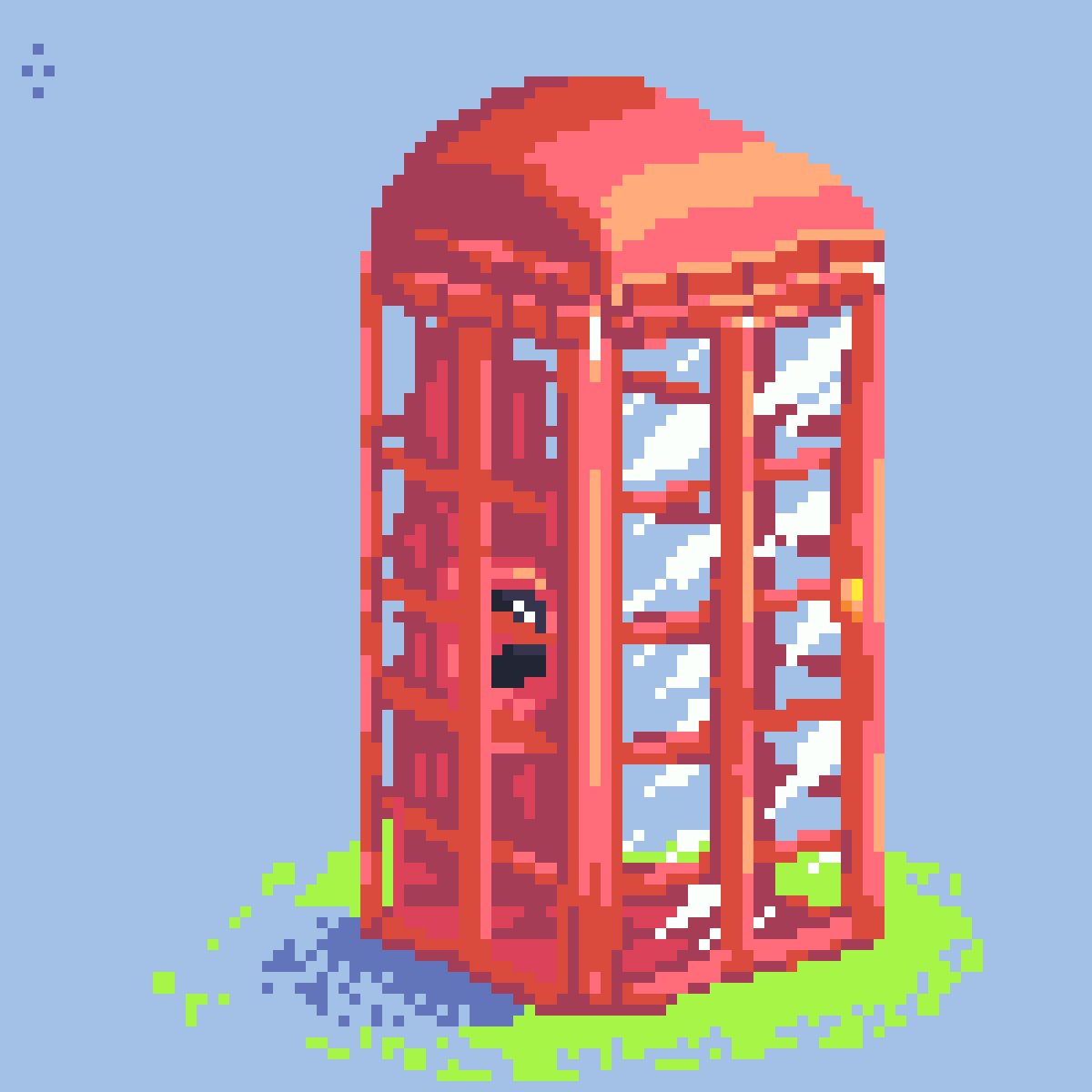 Pixilart - Phone booth by Raiku11