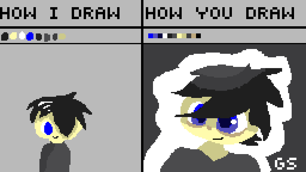 Pixilart - How I Draw V.S How You Draw by GingerSplash