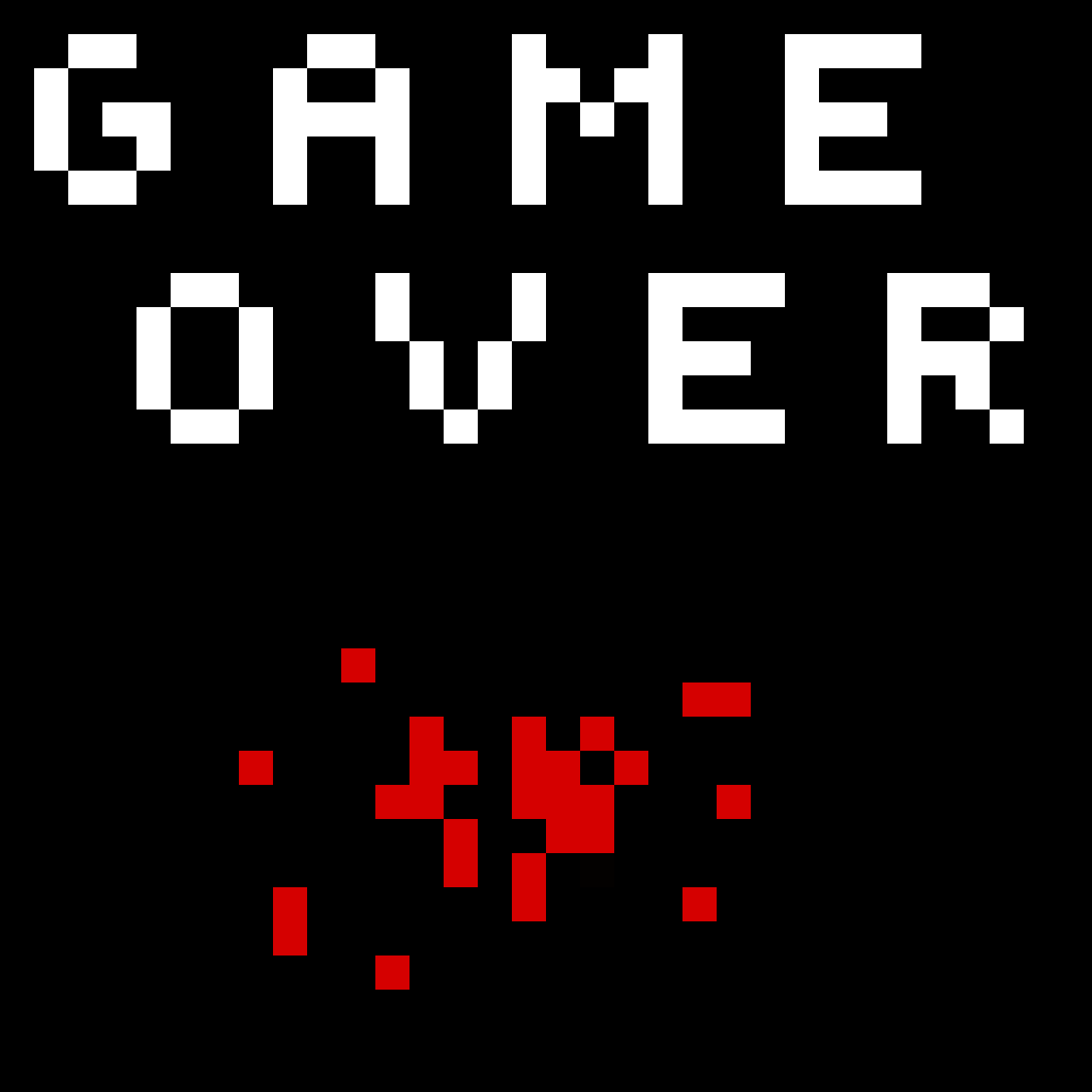 Pixilart - Undertale GAME OVER by ShslTennisBoi