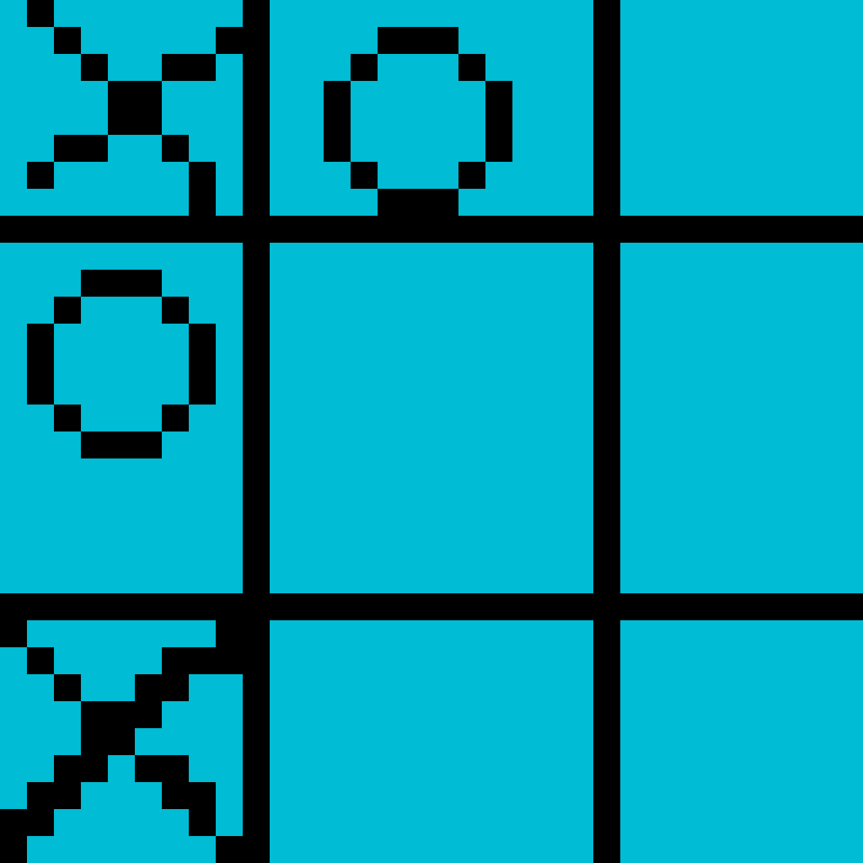 Editing tic tac toe - Free online pixel art drawing tool - Pixilart