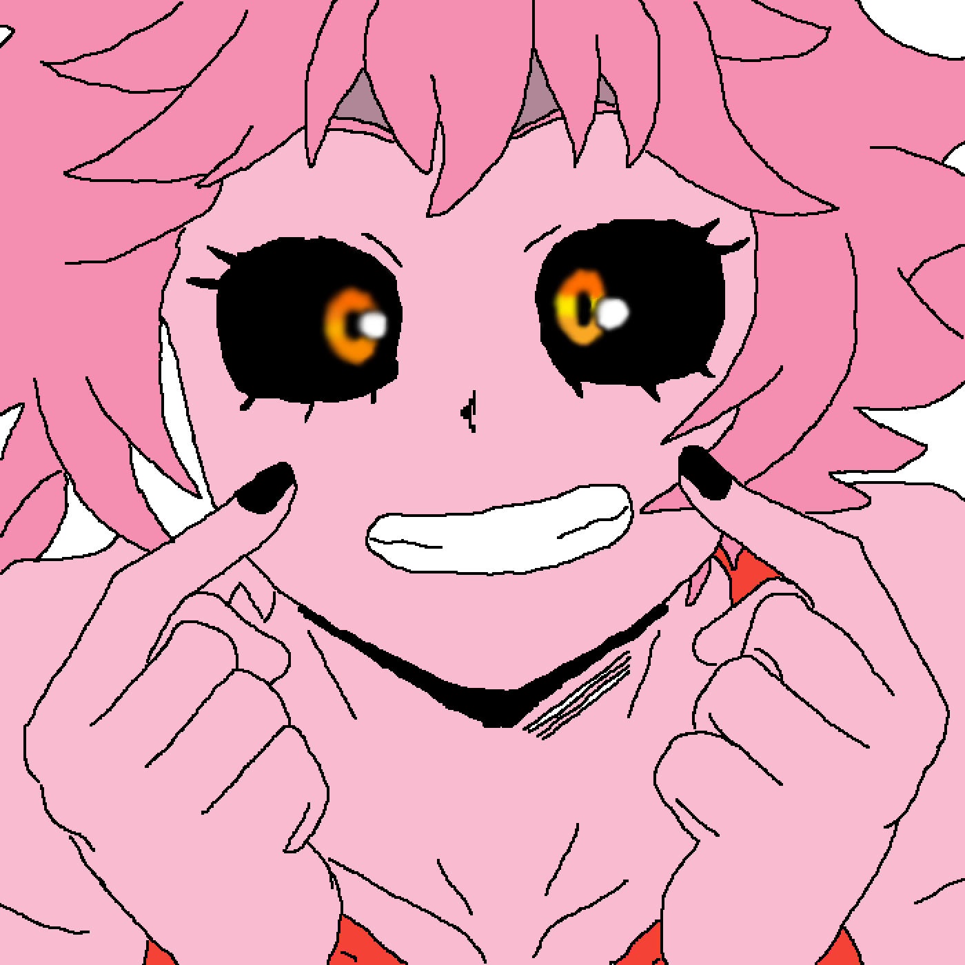Pixilart - Ashido Mina Base by dabisimp-29