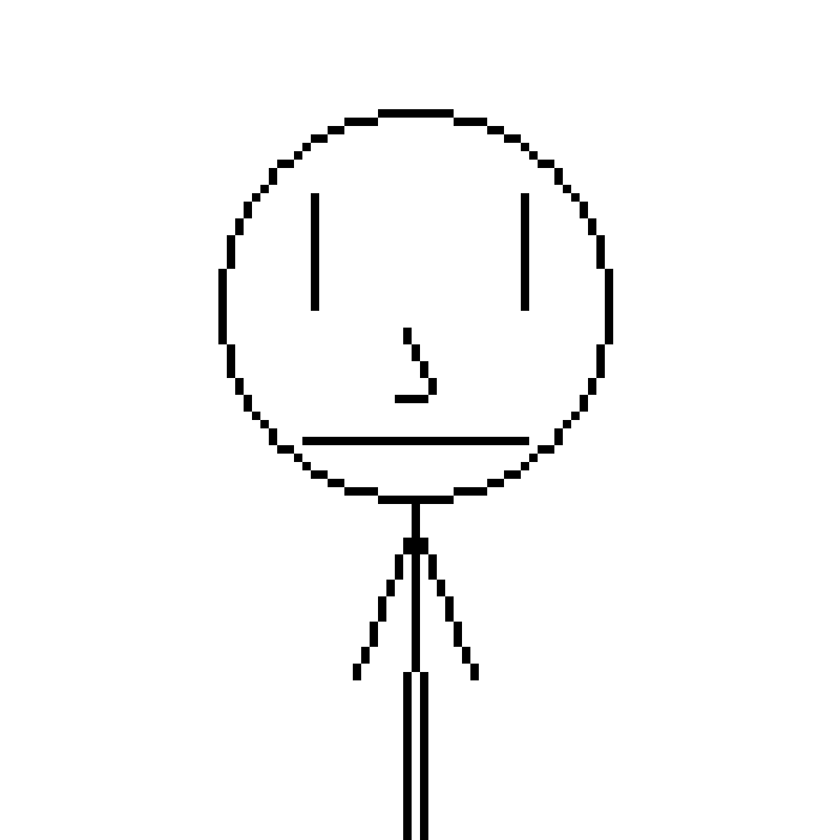 Pixilart - stickman idle by Devilish12