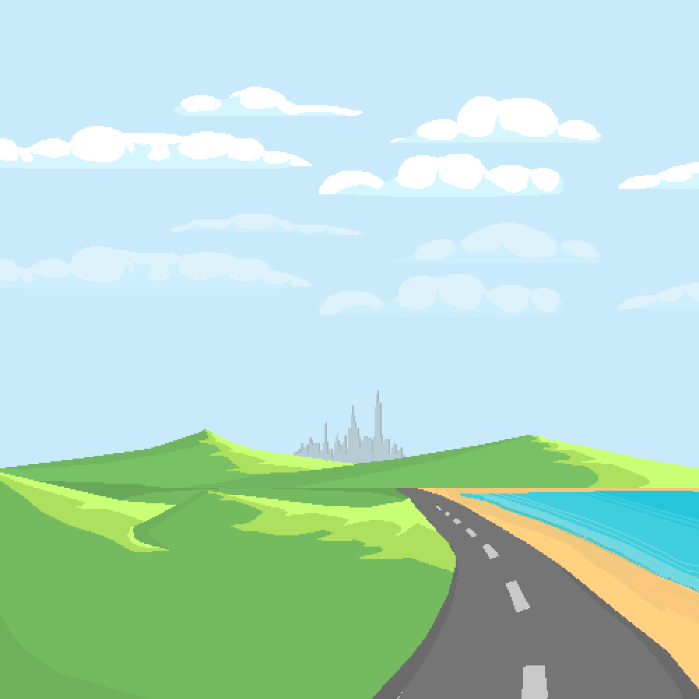 Pixilart - simple hills by the-pixel-noob