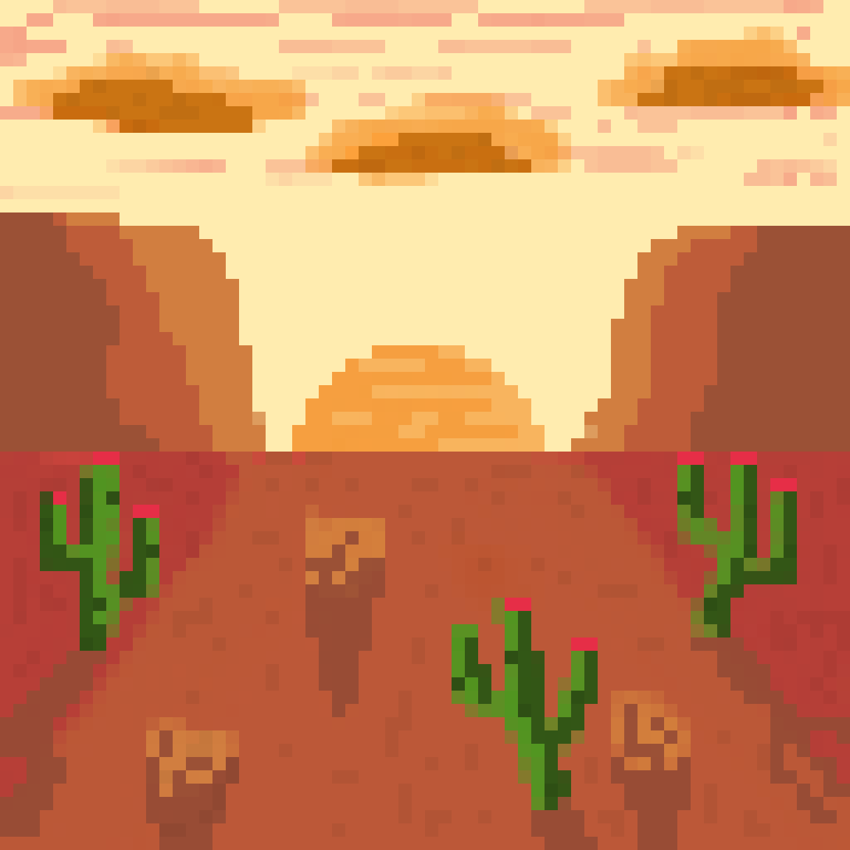 Pixilart - Desert by ErnieBoy