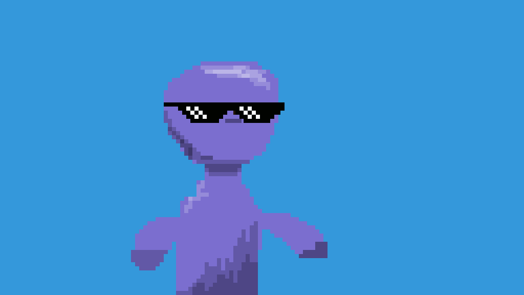 Pixilart - Swag Alien by Turtles