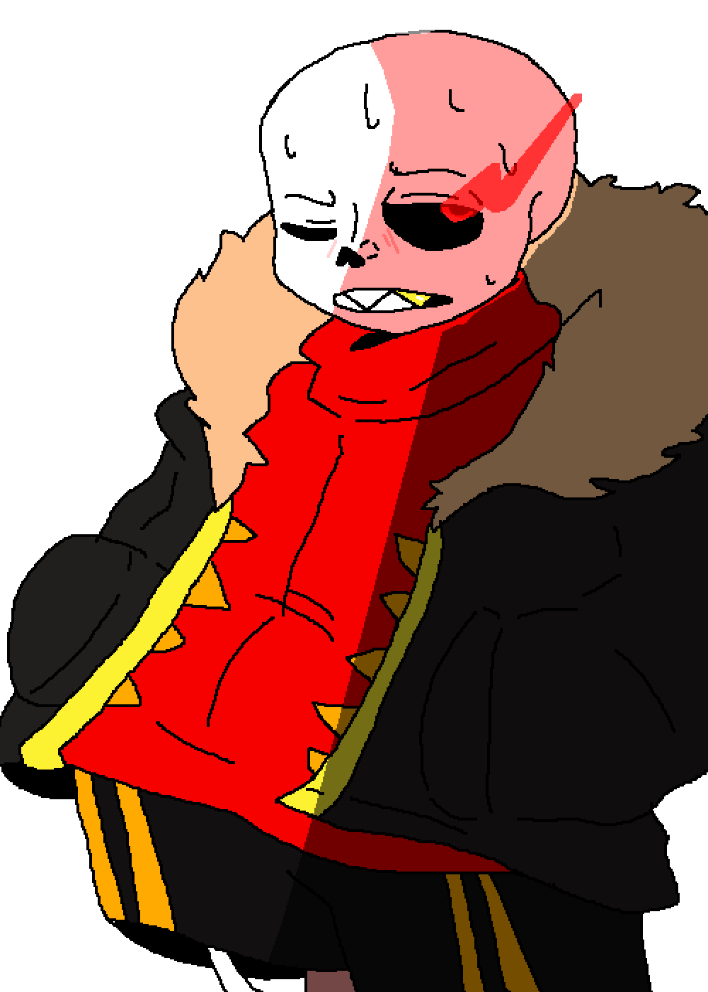 Pixilart - Edited Sans Base by Undertaleover