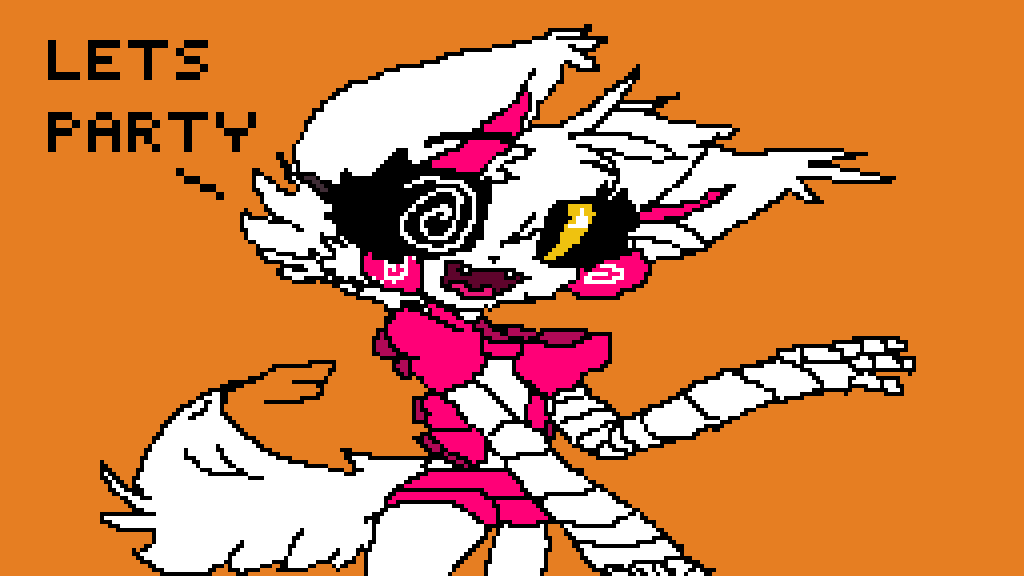 Pixilart - Mangle (CinnamonCiCi) gif by TheEnderWolf