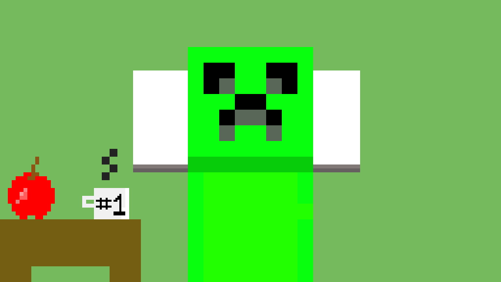 Pixilart - Creeper classroom by SansFan22