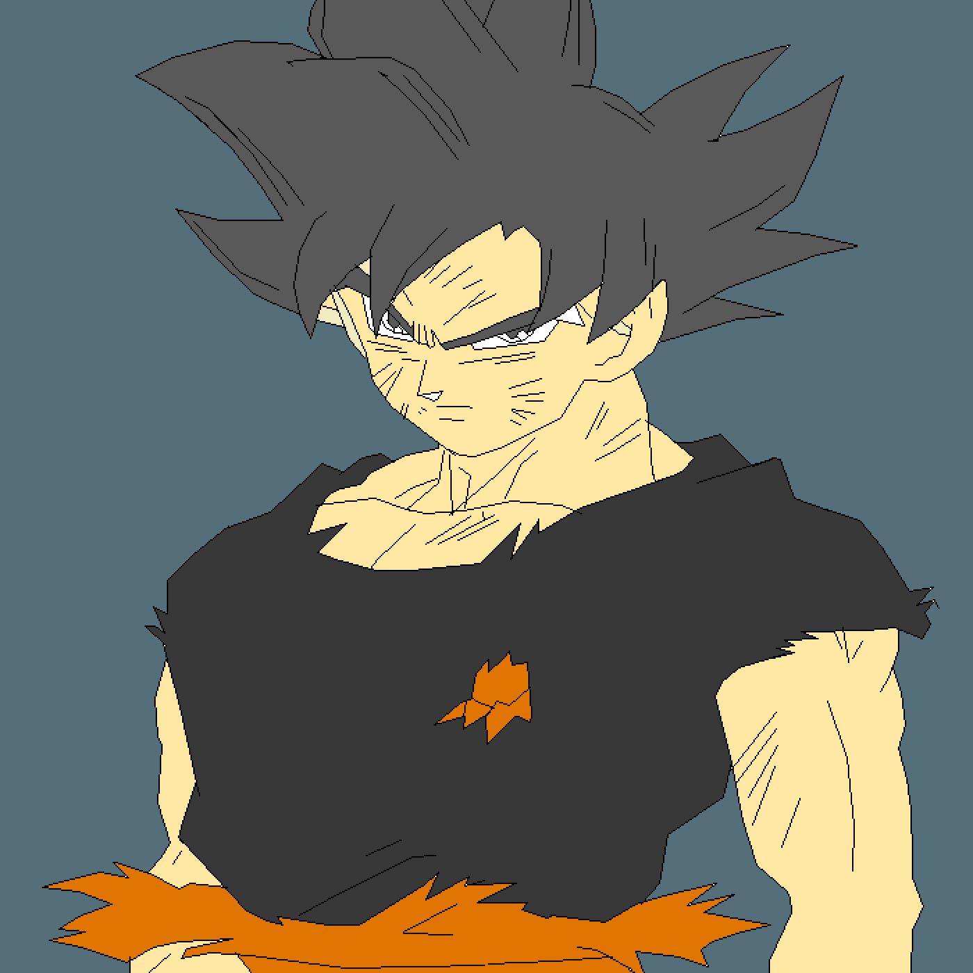 Pixilart - sdbh ui goku by Diamondpearl