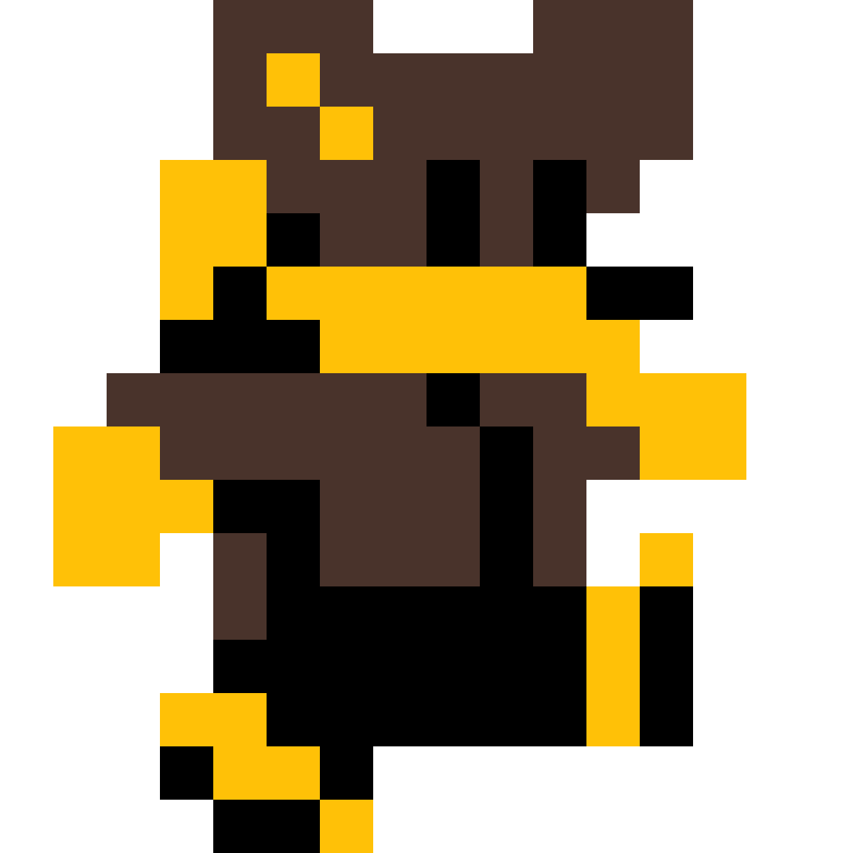 Editing Fox Running Sprite - Free online pixel art drawing tool - Pixilart