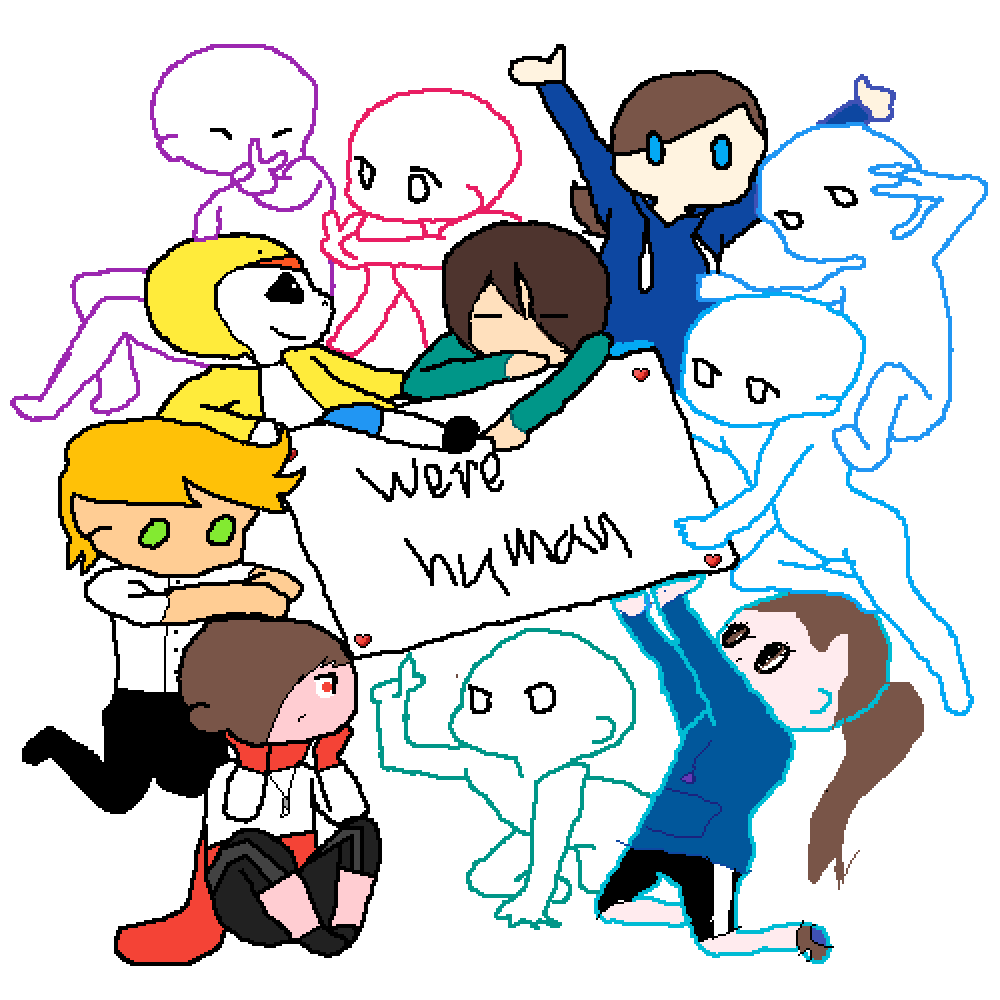 Pixilart - We’re Human(I’m Not) by Gumball-Yandere