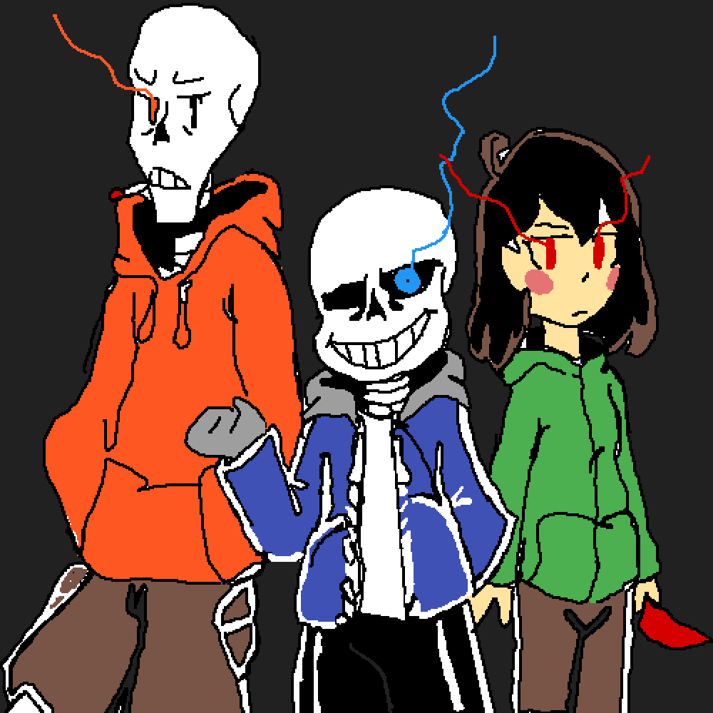 Pixilart - BAD TIME TRIO by DaveTES07