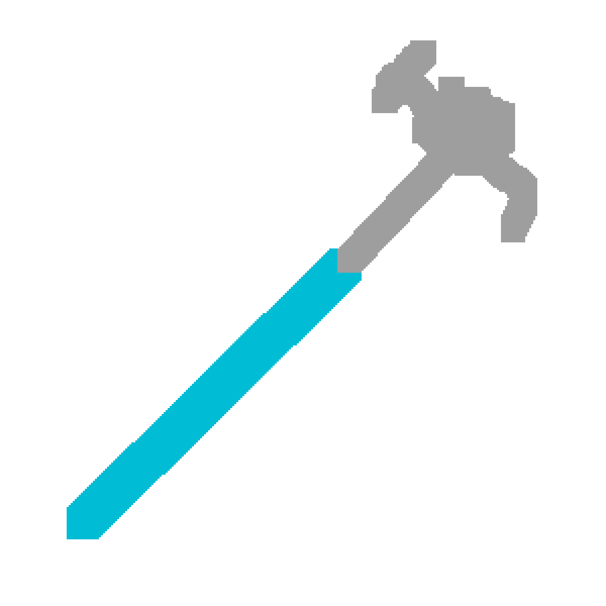 Pixilart - rubys hammer by SamEhrigSchool