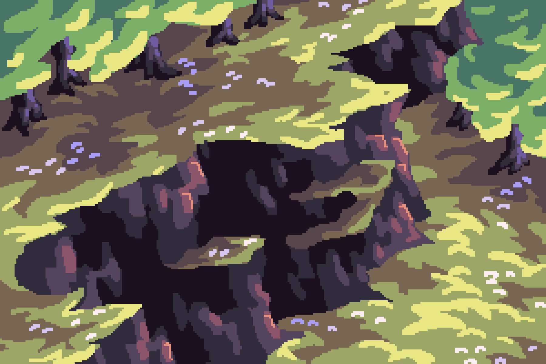 Pixilart - cliff sketch by foxcrow