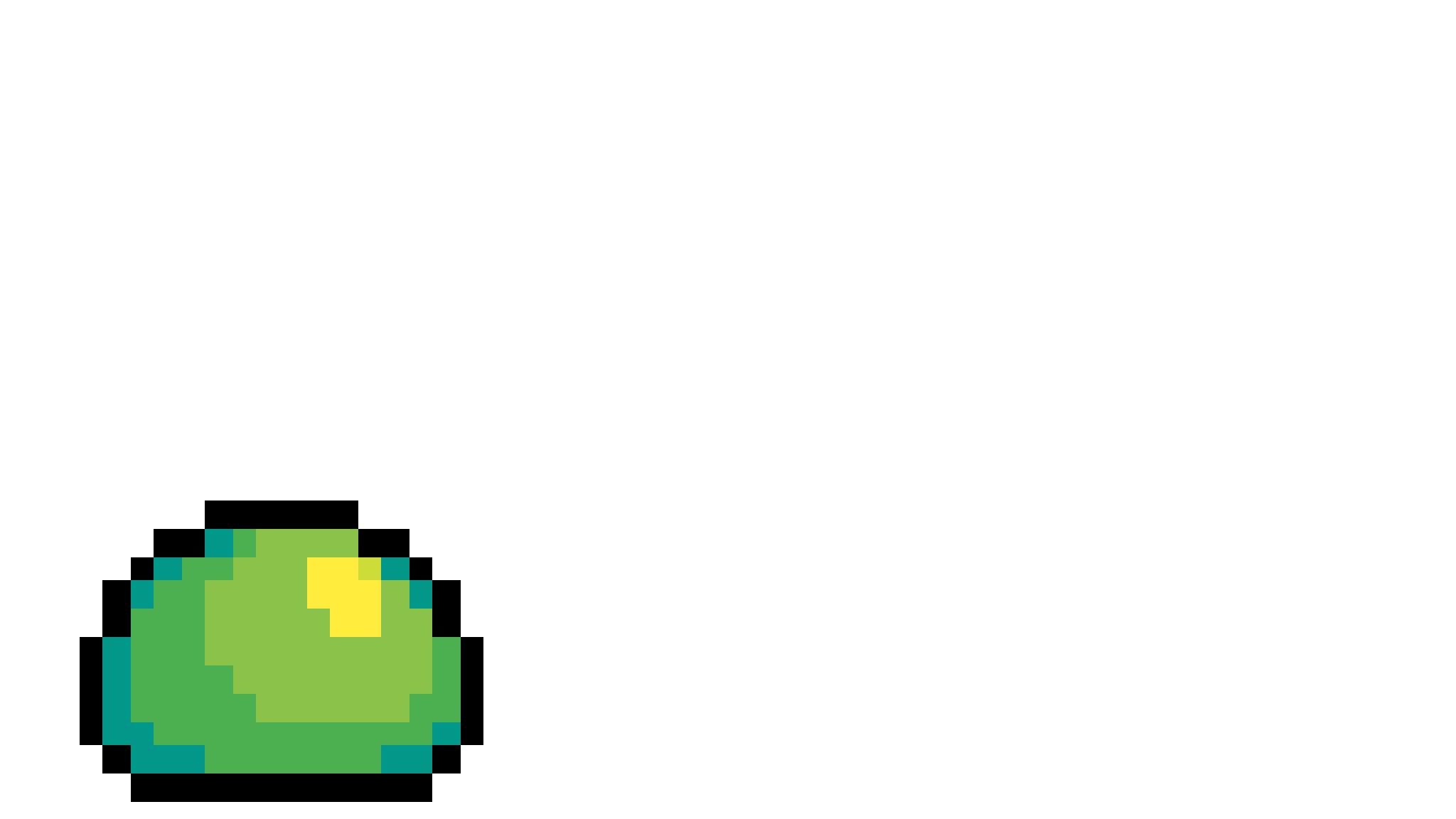 Pixilart - a blob jumping by Viola