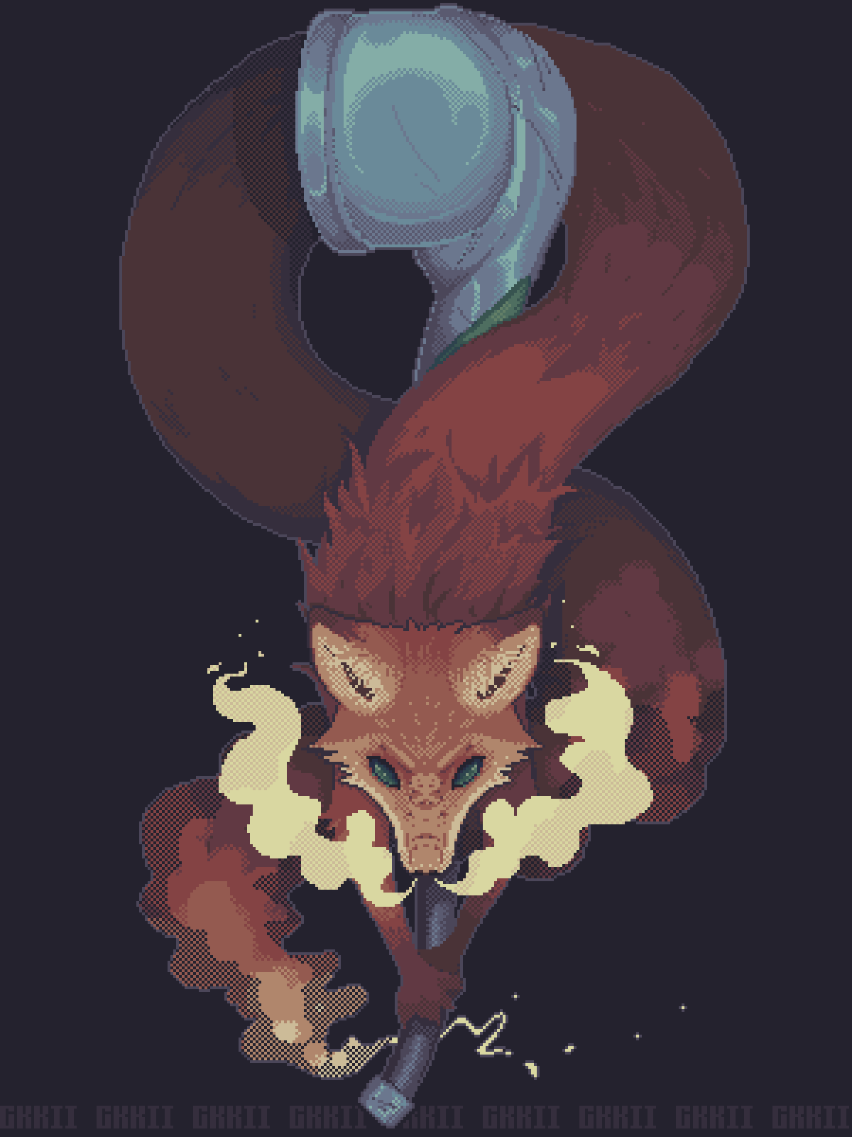 Pixilart - 『Kuda-gitsune』-『REDRAW』 by GKKII