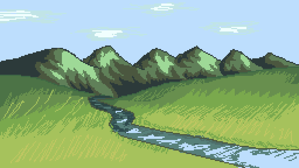 Pixilart - Fields. by Peppermint