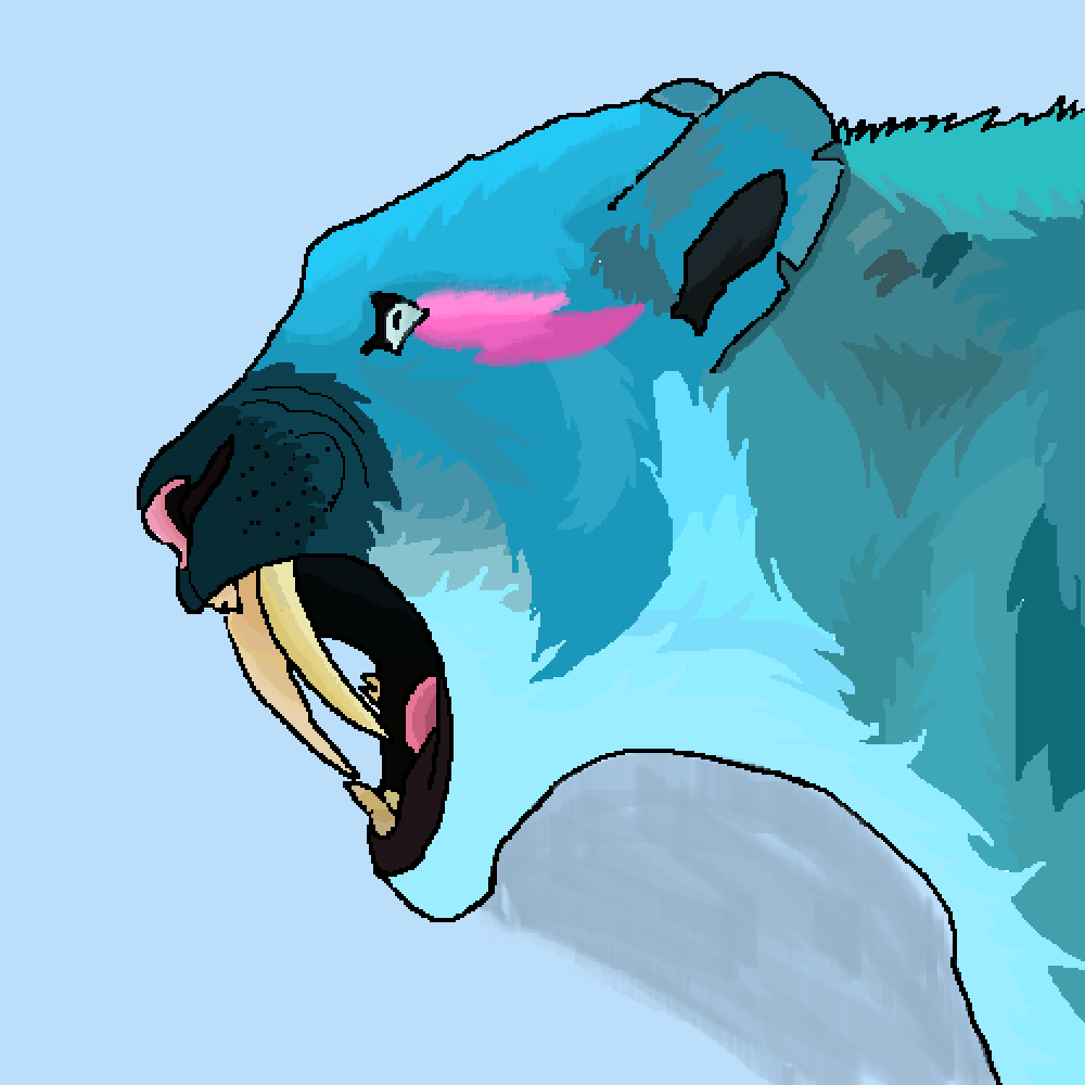 Pixilart - mr beast sabertooth by artstara62