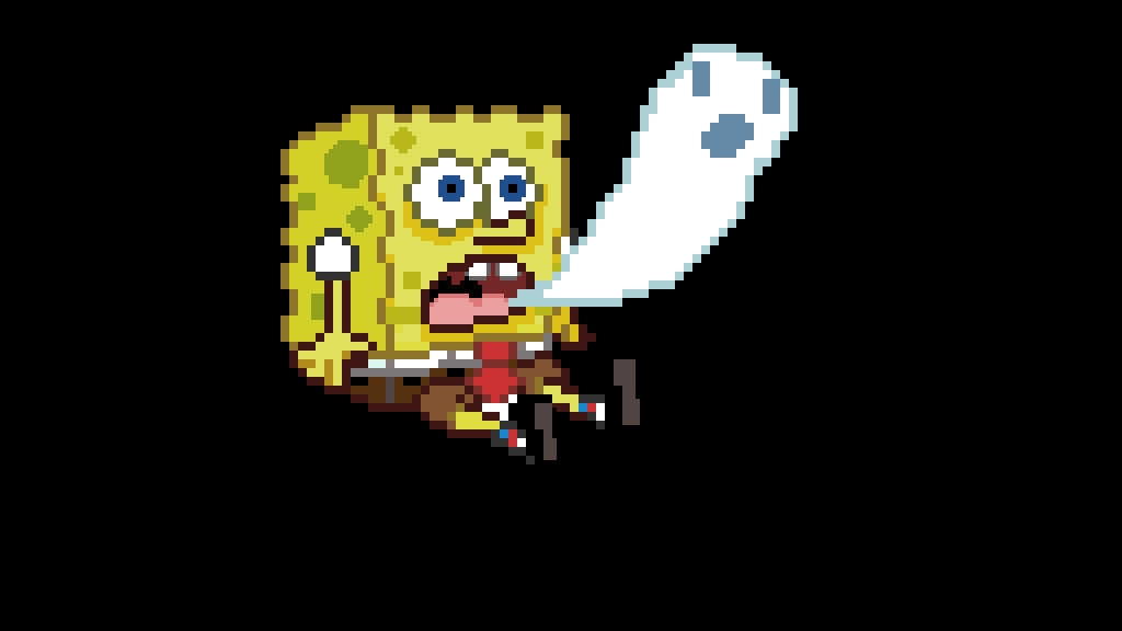 Editing SpongeBob - Free online pixel art drawing tool - Pixilart