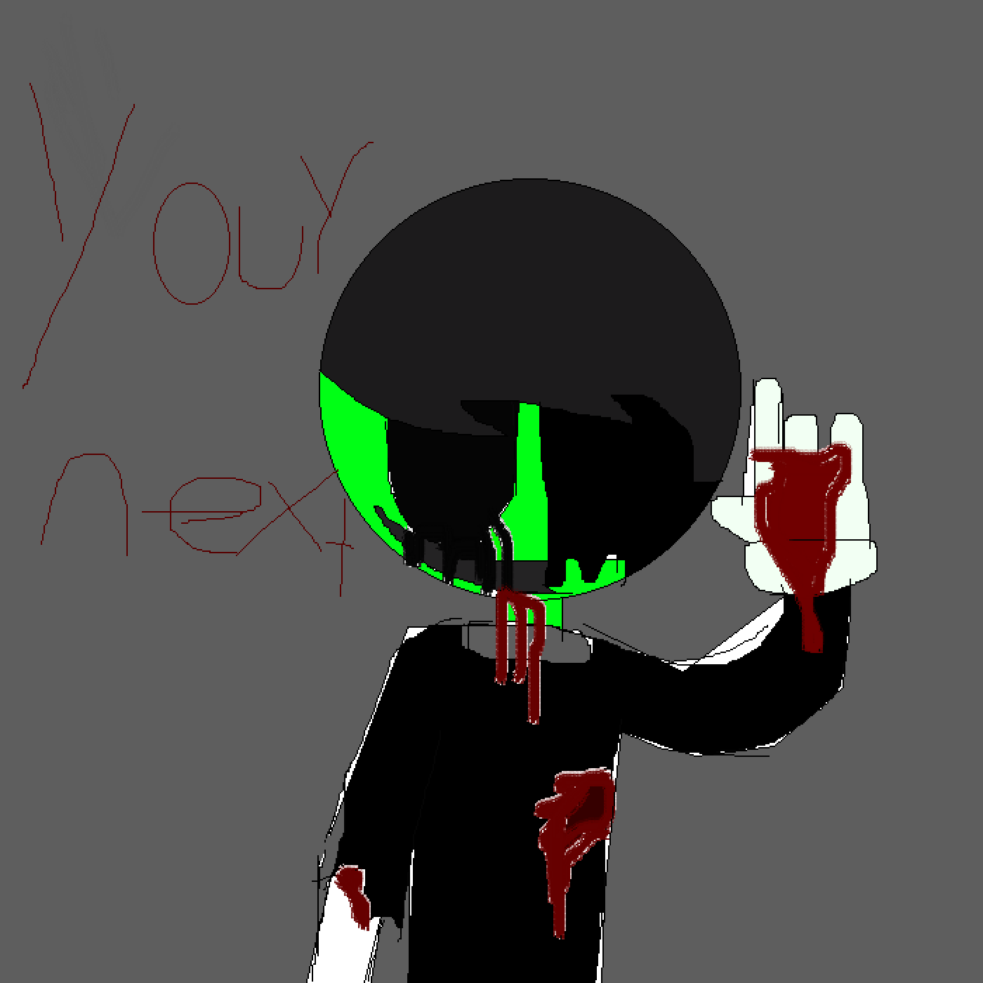 Pixilart - cursed ben opg by LoveHateKoto