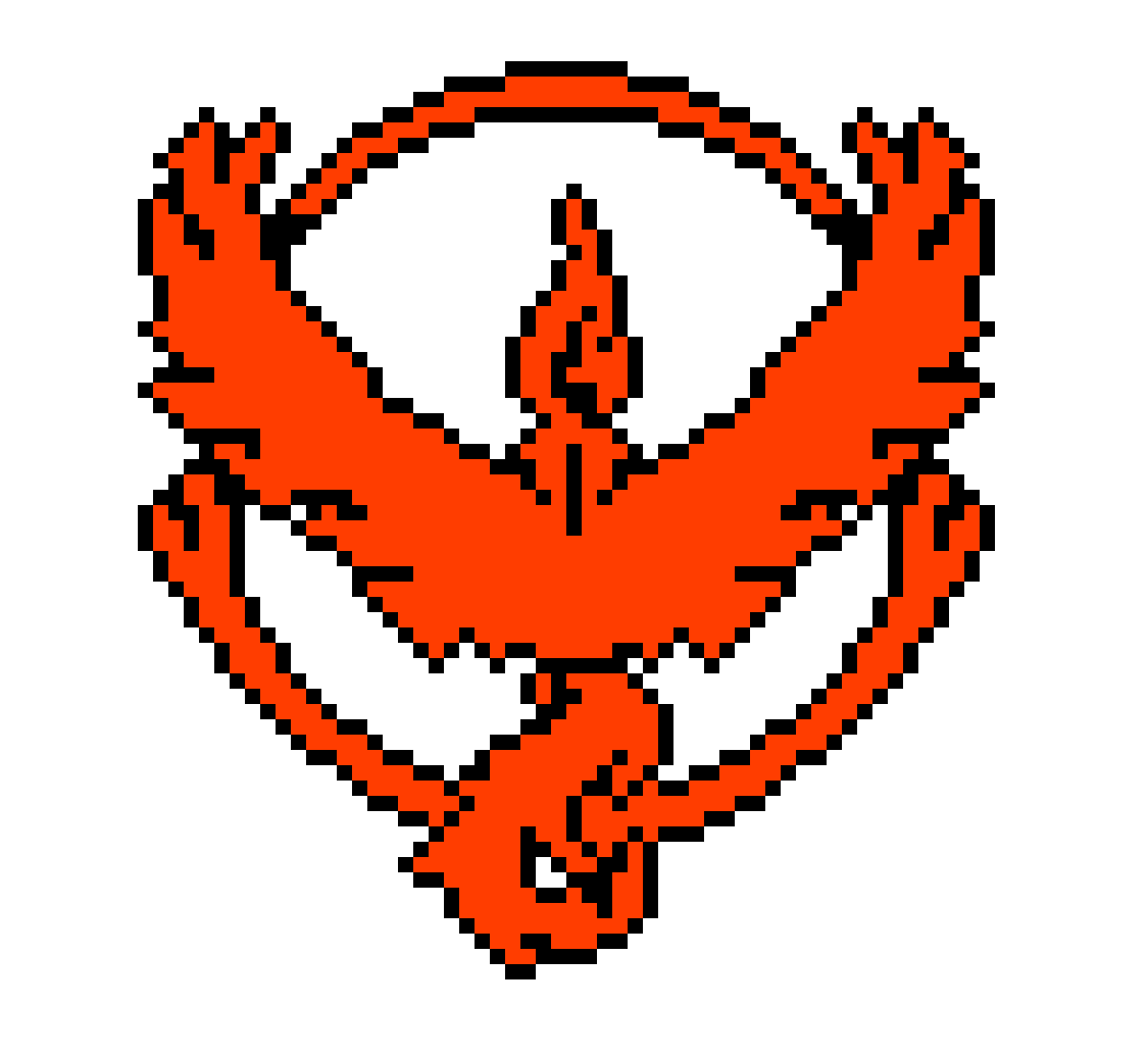 Pixilart - Team Valor Symbol by ThePinapKing