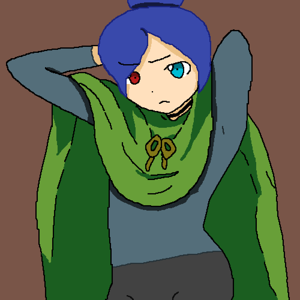 Editing Anime in cloak base - Free online pixel art drawing tool - Pixilart