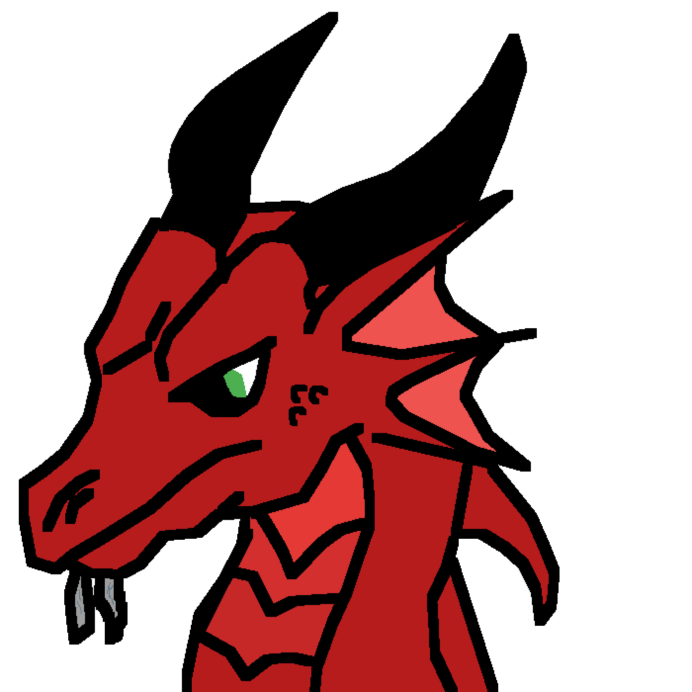 Pixilart - Dragon by Dillon-The-Weak