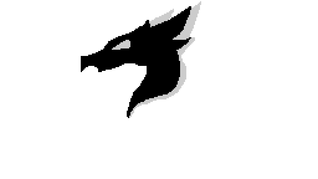 Pixilart - Dragon logo thing-a-ma-bob by WillDrawForFood