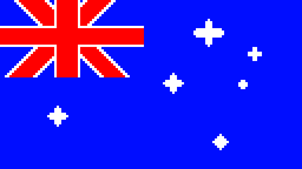 Pixilart - Australia Flag - PixelArt by namemeorilldie