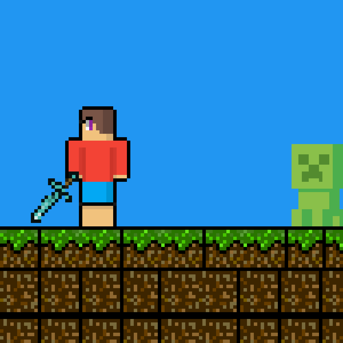 Episode 1 - minecraft [DISCONTINUED] - Pixilart Comics