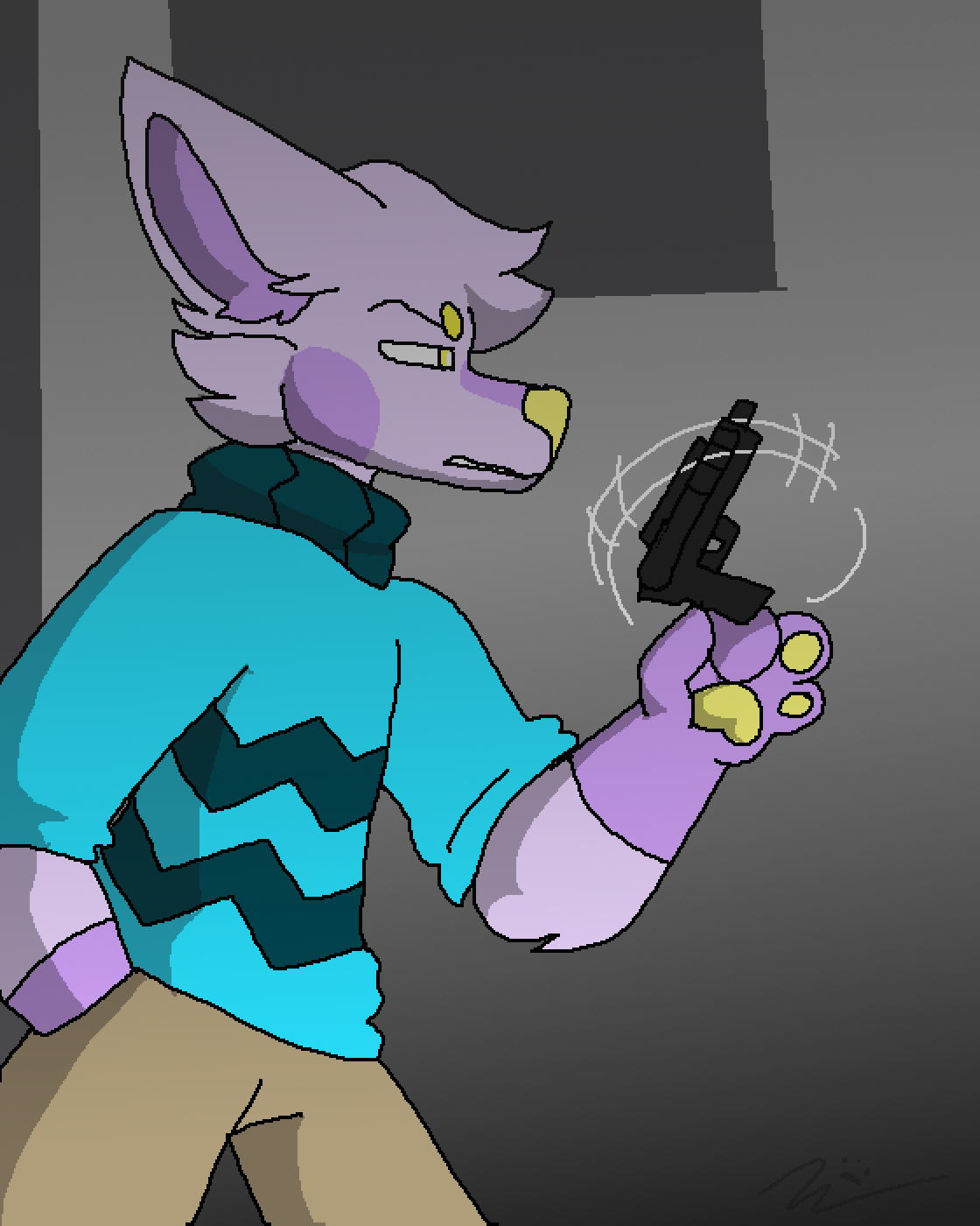 Pixilart - Hit man loopy by LifeXghost