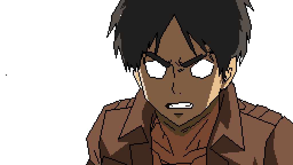 Editing Eren Jaeger - Free online pixel art drawing tool - Pixilart