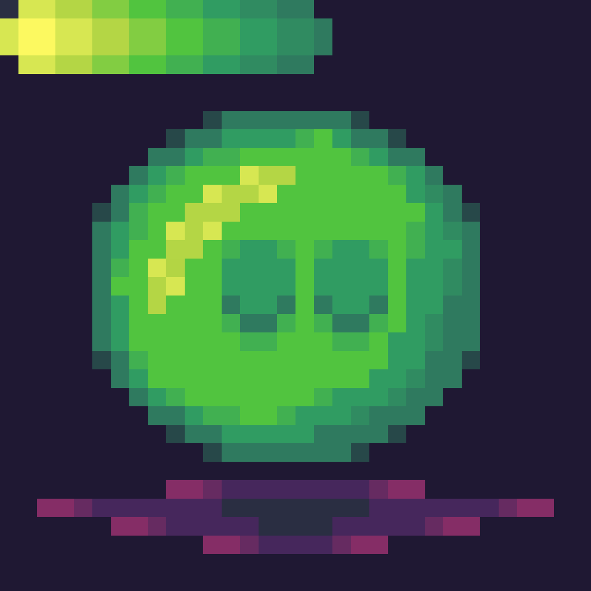 Pixilart - Slime Ball Sprite Test N1 by Axes