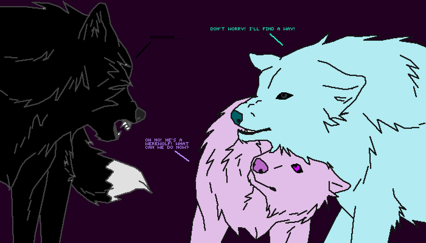 Editing Werewolf encounter (New ocs) - Free online pixel art drawing ...