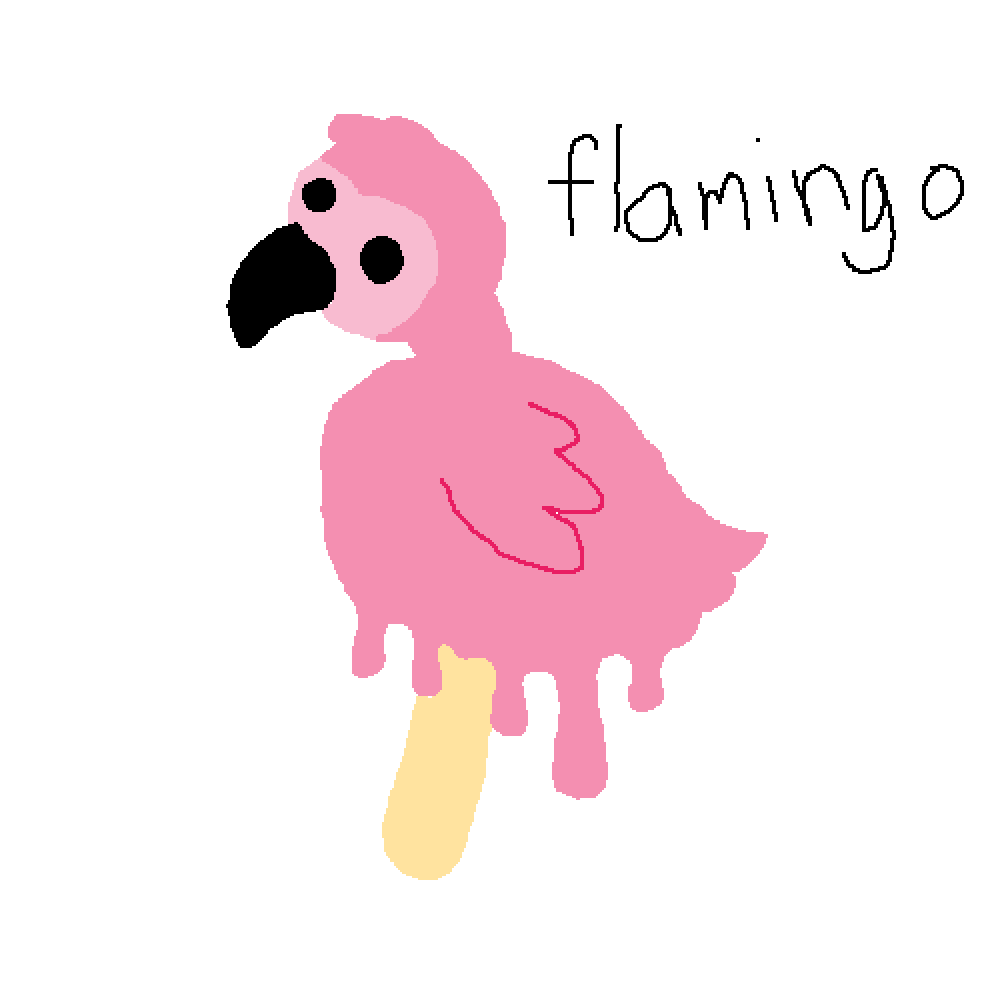 Pixilart - flamgo by carlito