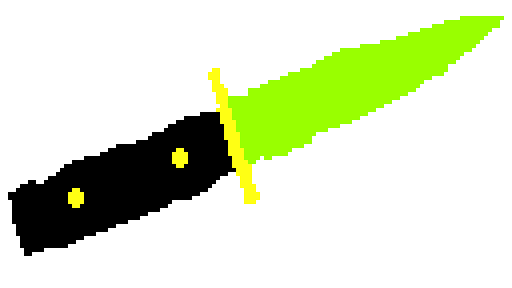 Pixilart - Acid Dagger by AlexPig